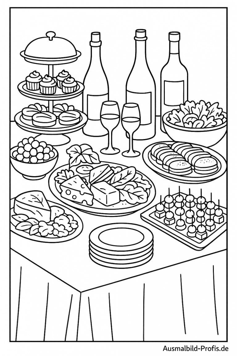 Essen & Trinken Ausmalbilder kostenlos - Ausmalbild-Profis.de